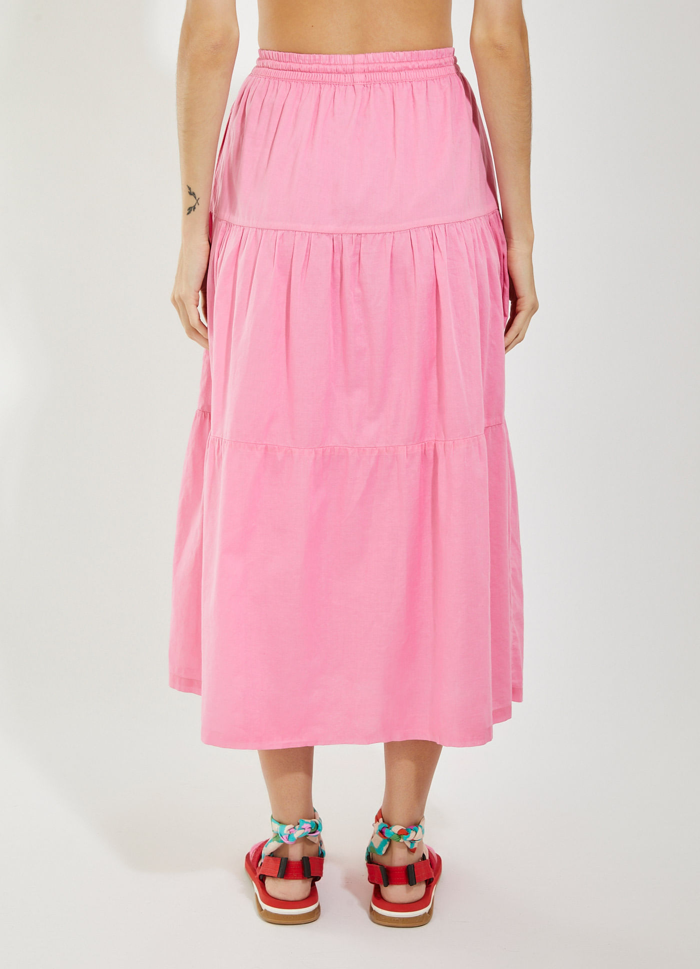 Saia longa voil ROSA - Cantao